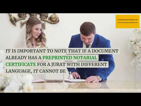 LESSON 17 Notarial Certificate for a Jurat