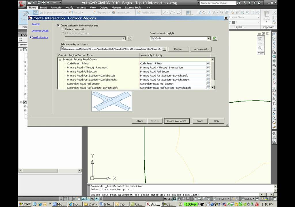 Civil 3D 2010: Intersection Modeling a Closer Look