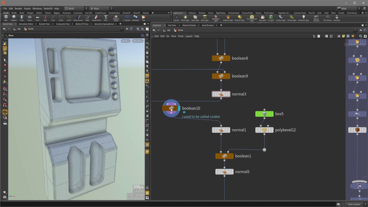 Network Editor | Node Ring & Info Panel
