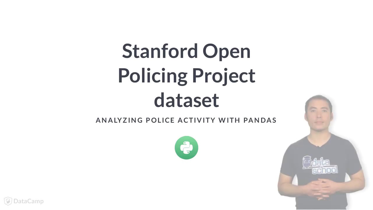 Python Tutorial: Stanford Open Policing Project dataset