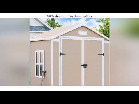 Best product reviews : 6x3 FT Storage Shed, Waterproof Resin Outdoor Storage Shed with Floor