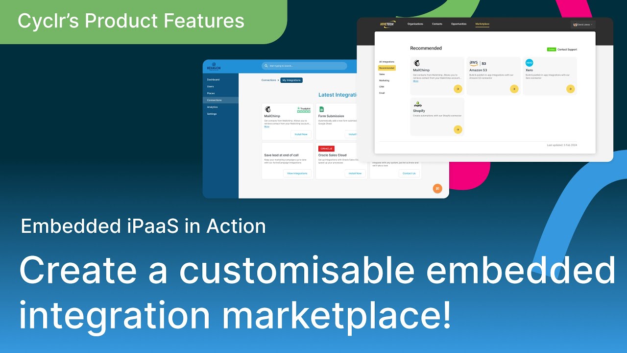 Create a customisable embedded integration marketplace within your SaaS!