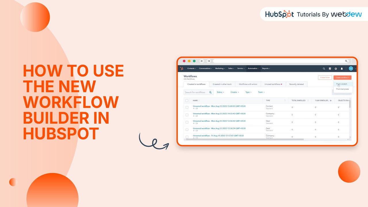 How to Use the New Workflow Builder in HubSpot