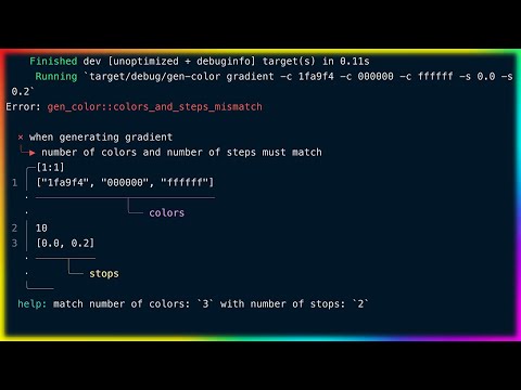 Fancy error reporting with miette