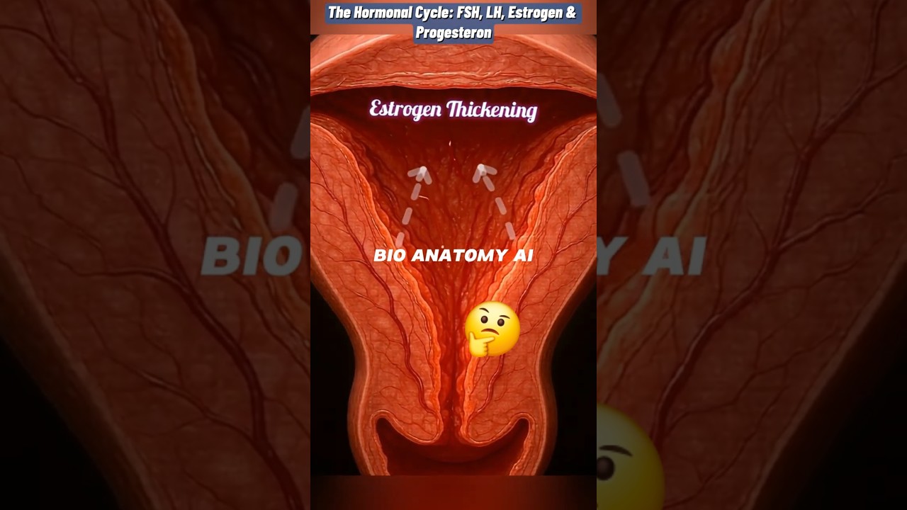 How Hormones Control the Menstrual Cycle | FSH, LH, Estrogen & Progesterone #menstruation #periods