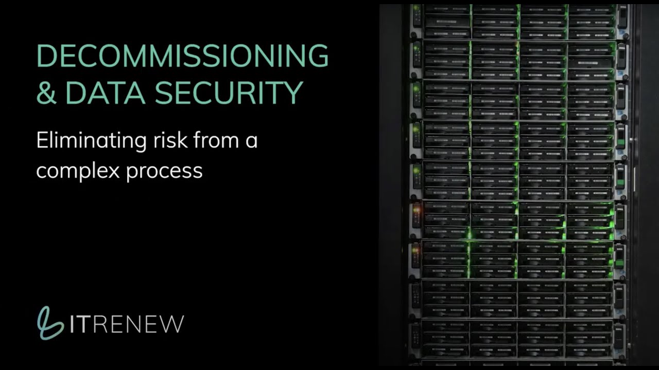 Data Center Decommissioning and Data Security Best Practices