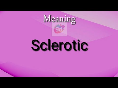 Sclerotic Meaning with Pronunciation//Googul Dictionary//
