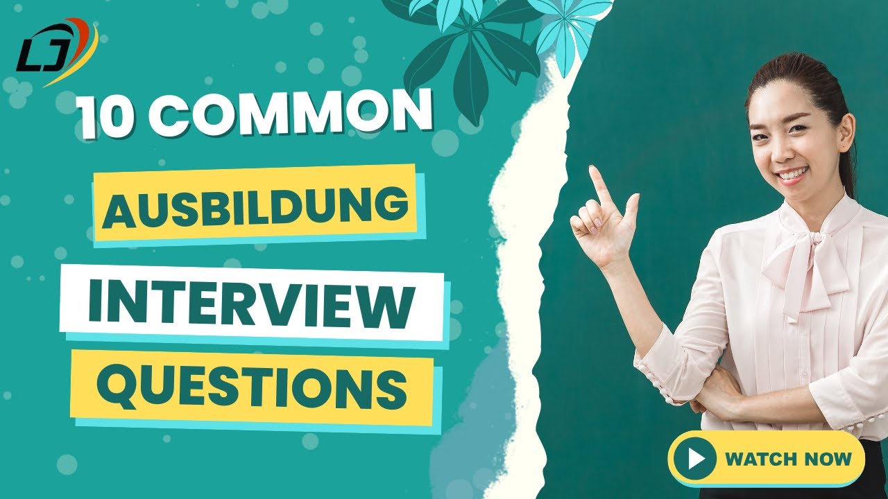 German Ausbildung Interview Preparation 🇩🇪 | Top Questions & Answers @JunctionLanguage