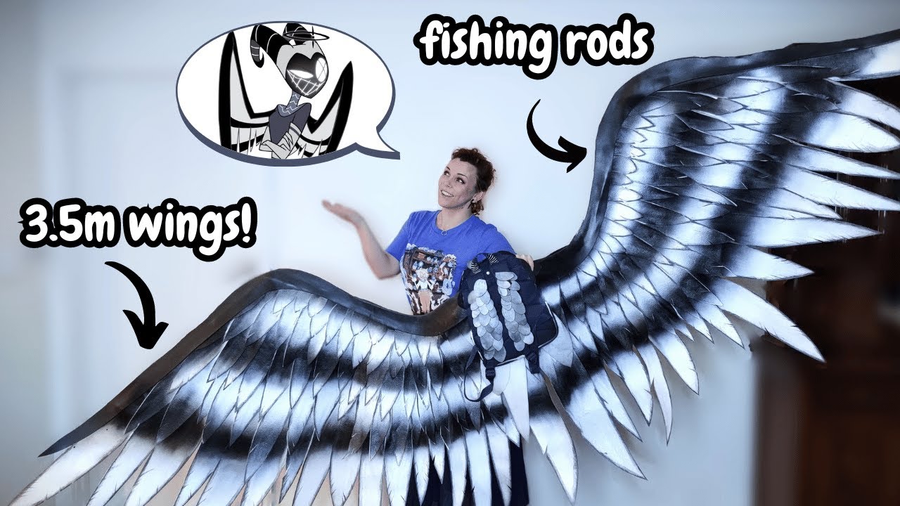 Making GIANT floating wings for my Lute Cosplay!