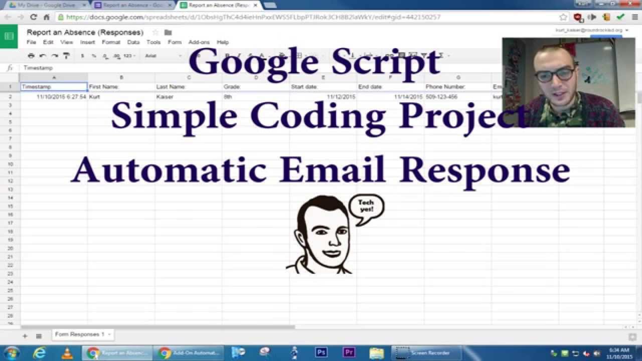 Google Apps Script - Coding a Spreadsheet Automatic Email Sending Add-on