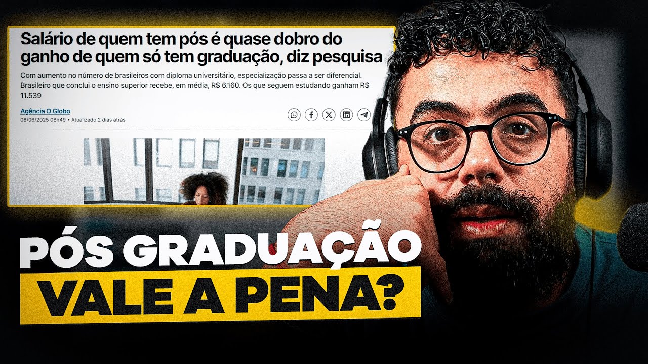 VALE A PENA FAZER PÓS-GRADUAÇÃO? | CORTES do EDSON CASTRO