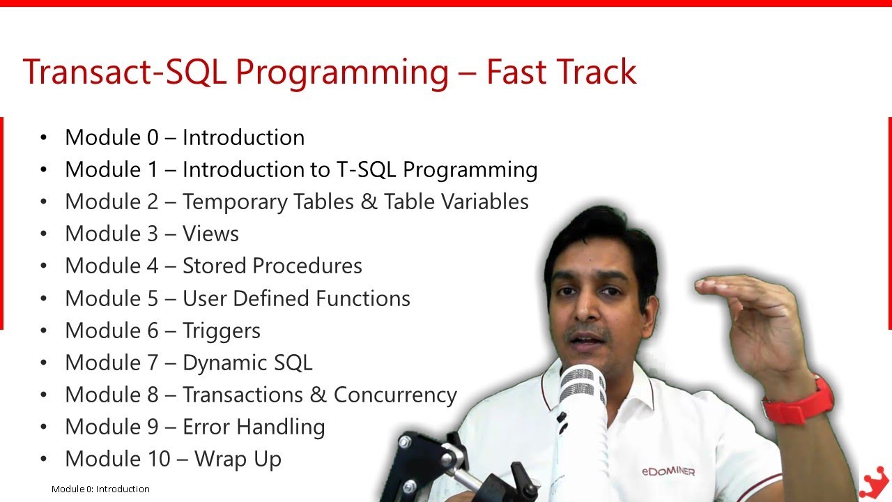 Transact-SQL Programming - Fast Track (Video Course by Amit Bansal)