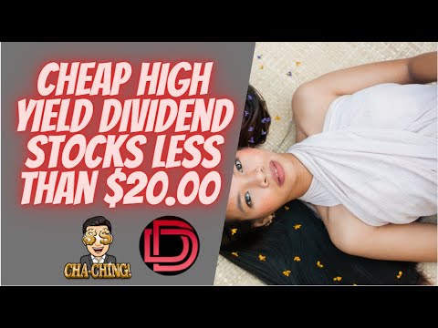 3 of The Best Cheap Dividend Stocks to Buy Right Now for Passive Income Under $20.00!!!! High Yield!