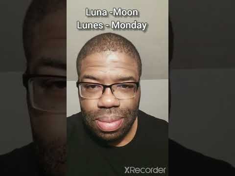 Planets And Days Of The Week In Spanish #learnspanish #astrology