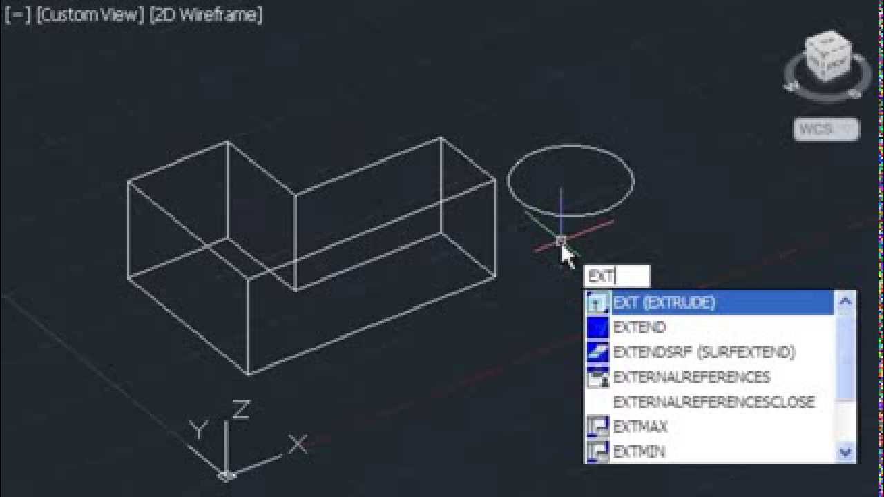 Understanding AutoCAD Extrude Command
