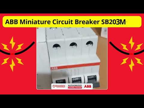 Reliable Electrical Protection with ABB SB203M C25 MCB! #abb #abbmcb #electricalprotection