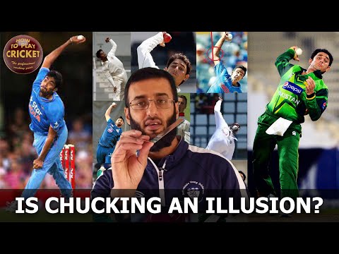 Is chucking an illusion? Bowlers with a bent arm in cricket