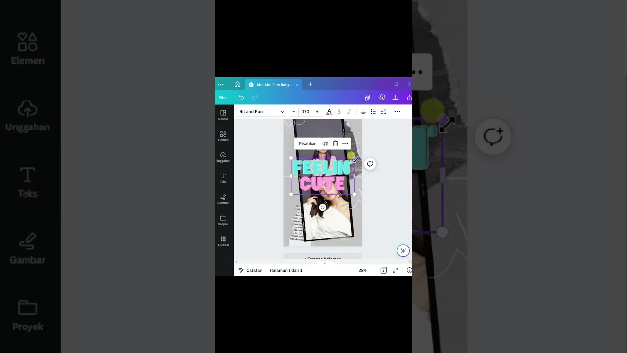 JISOOO BLACK PINK WALLPAPER/SCREENLOCK CANVA TUTORIAL [3 STEP] #canva #jisoo #jisooblackpink
