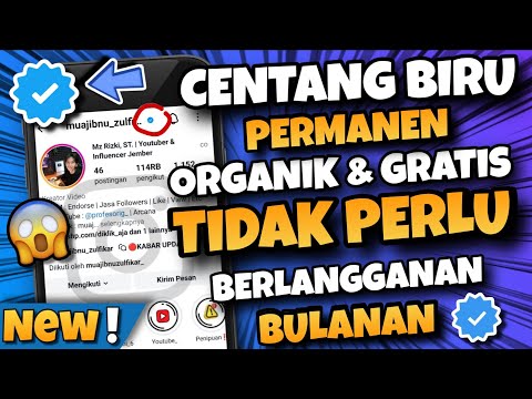 CENTANG BIRU GRATIS ORGANIK PERMANEN‼️ Cara Mendapatkan Centang Biru Instagram - Verified IG Muncul