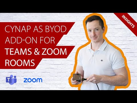 Cynap as BYOD add-on for Teams Rooms & Zoom Rooms