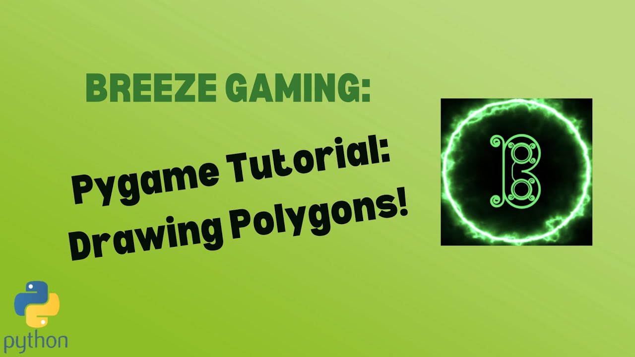 How to DRAW POLYGONS in Python with Pygame!