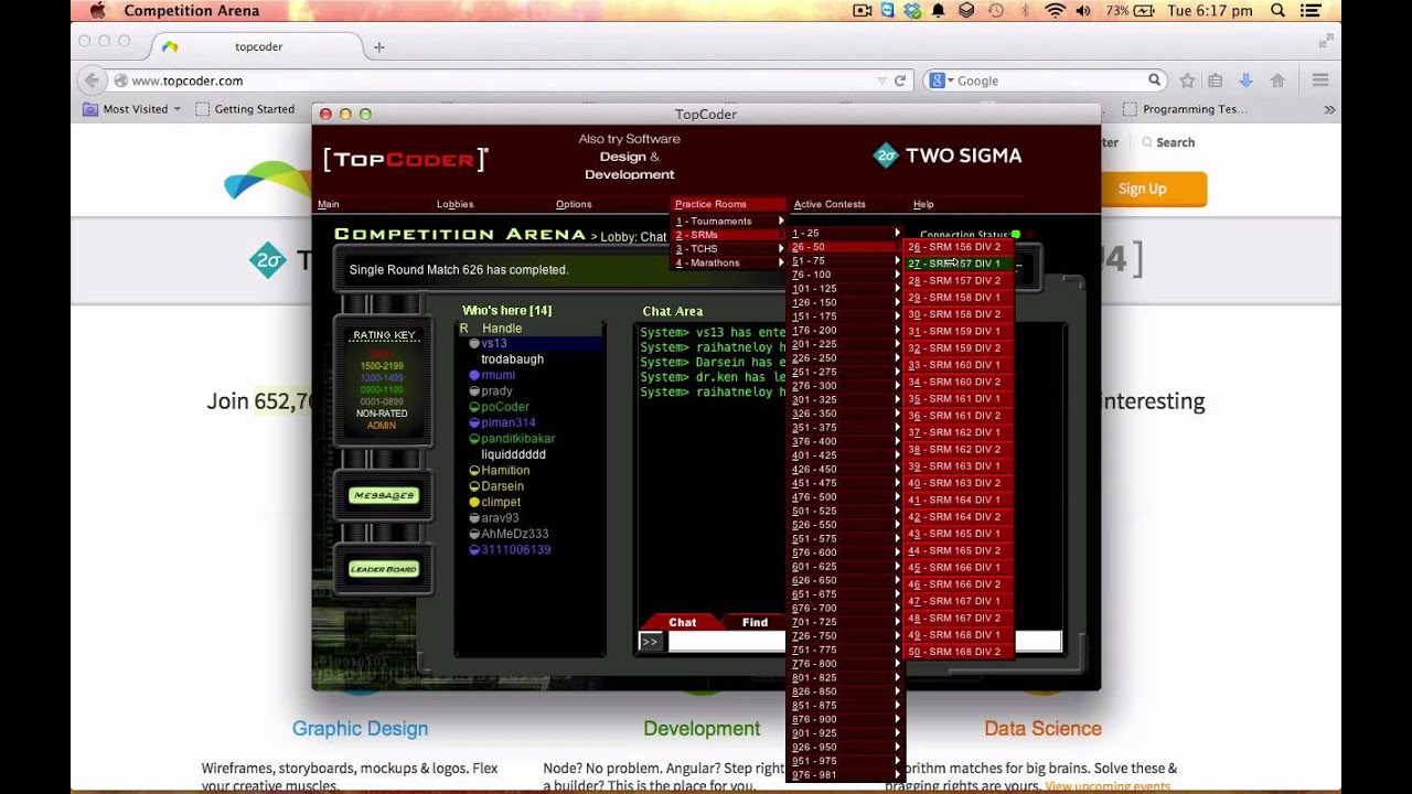 Topcoder Arena Tutorial