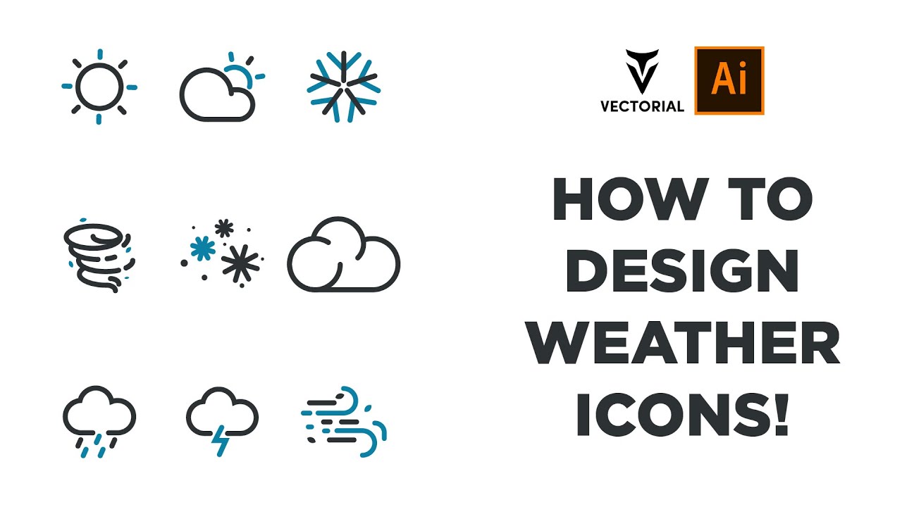 How to Create a Weather Icon Pack in Adobe Illustrator – Step by Step Guide!