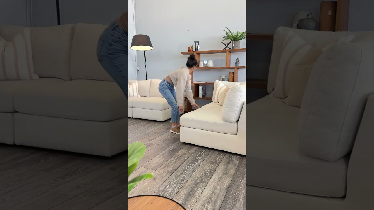 The COZIEST Modular Sofa Sectional ☁️✨ #modularsofa #modular