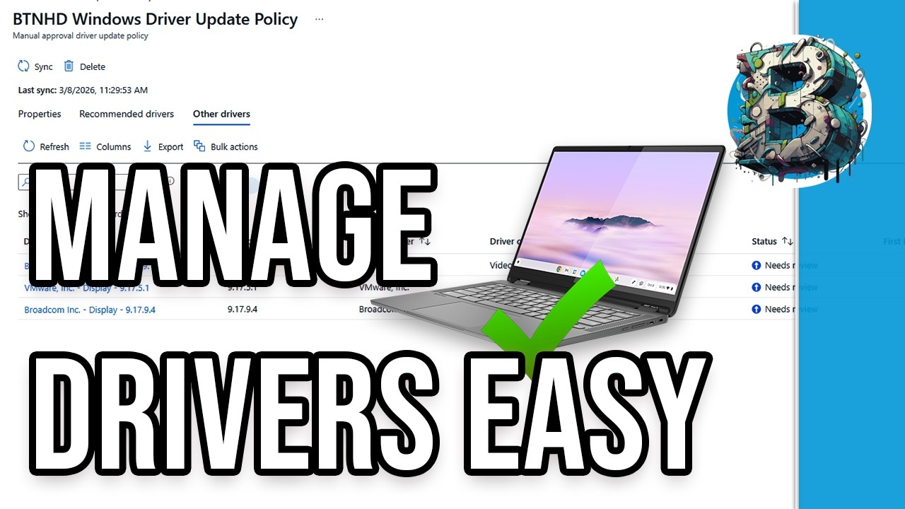 Easily CONTROL Windows Driver Updates Using Microsoft INTUNE