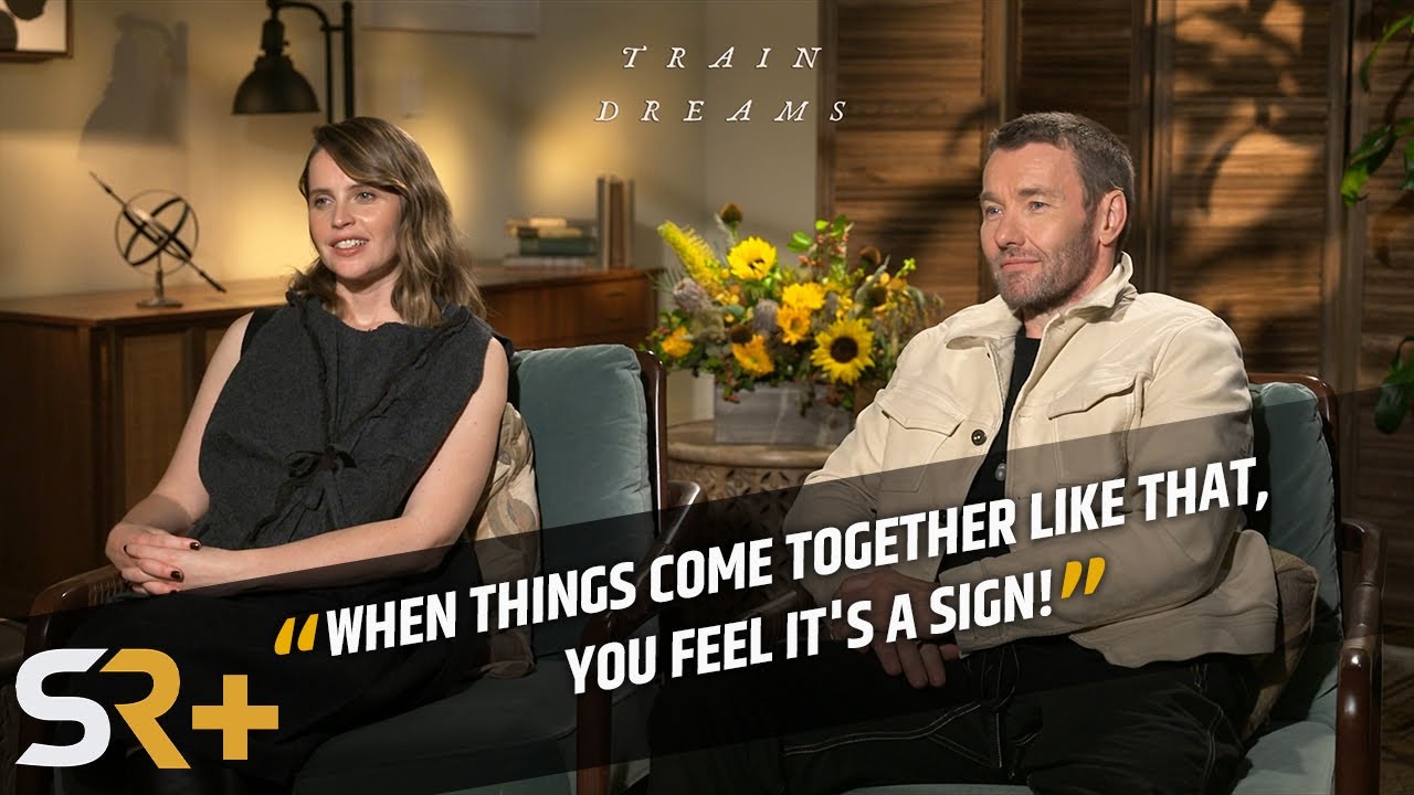 Joel Edgerton & Felicity Jones Reveal Why Their Train Dreams Casting Felt Like Fate
