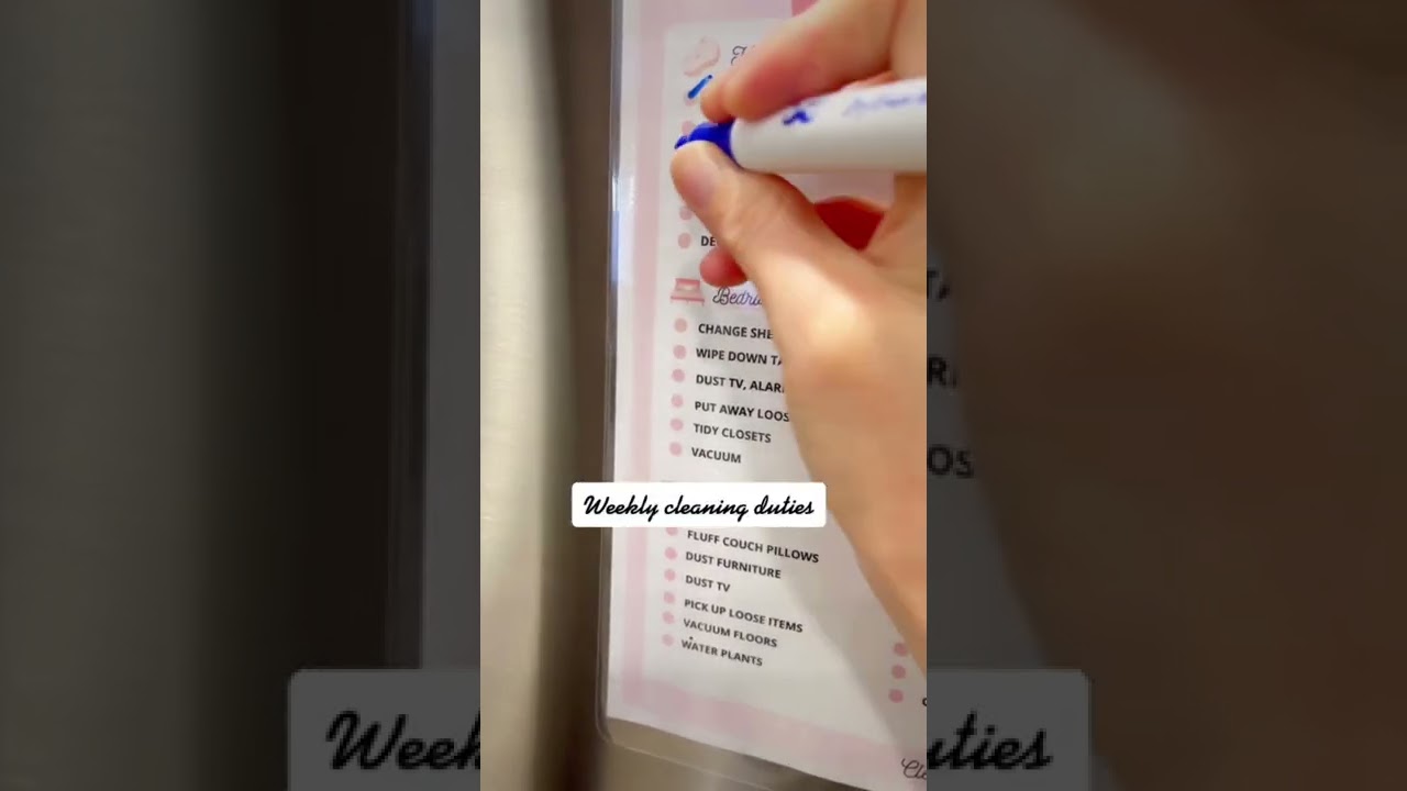 Printable Cleaning Routine - #cleaning #cleanwithme #cleaningmotivation #cleaningroutine