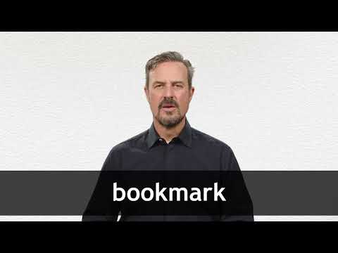 BOOKMARK definition and meaning | Collins English Dictionary