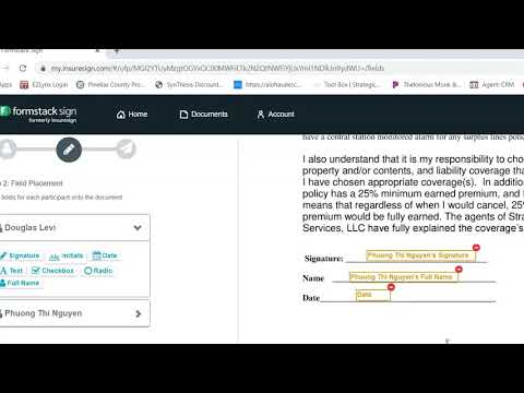How to do Commercial FormStack for client signature