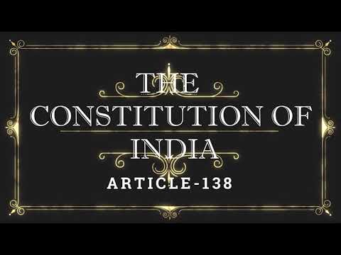 ARTICLE 138 | Listen and Share an article every day| THE CONSTITUTION OF INDIA, Part-V