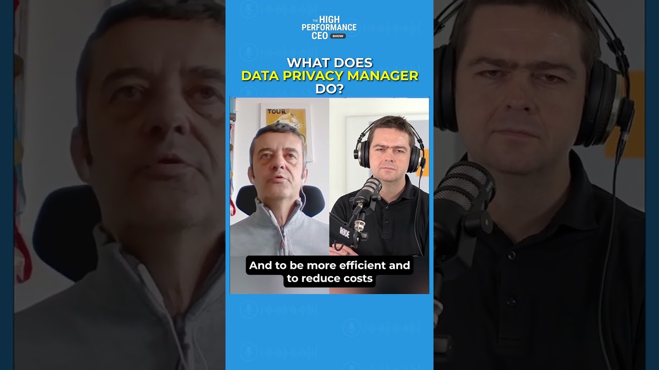What Does A Data Privacy Manager Do #shorts