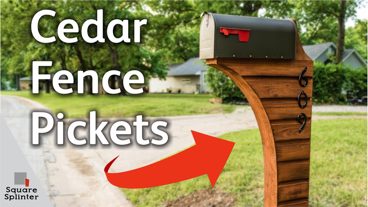 Bent Lamination Cedar Mailbox Post