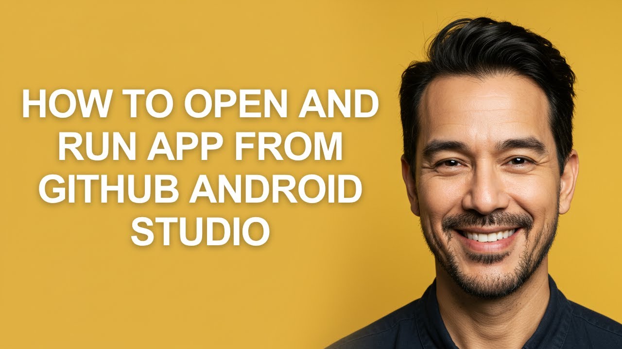 How to Open and Run App From Github Android Studio - KevinHowTo