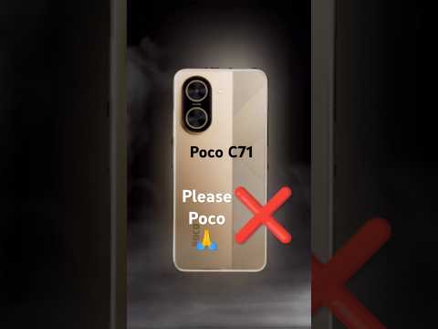 Don't Buy Poco C71 : 4 Big Problems ❌