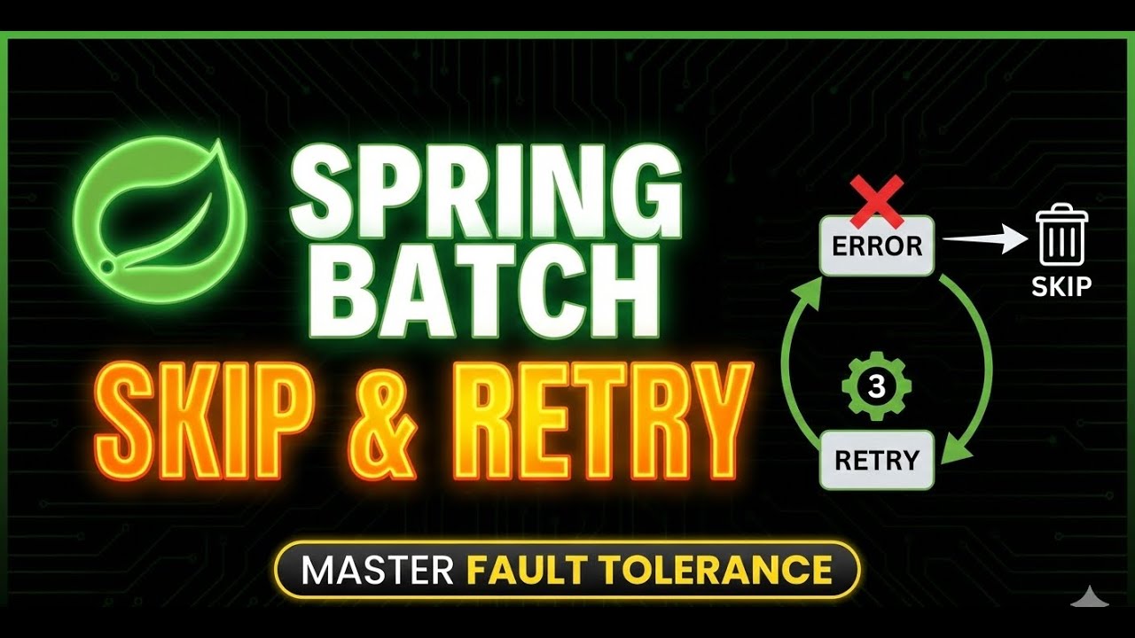 How to Configure Skip & Retry in Spring Batch (Step-by-Step)