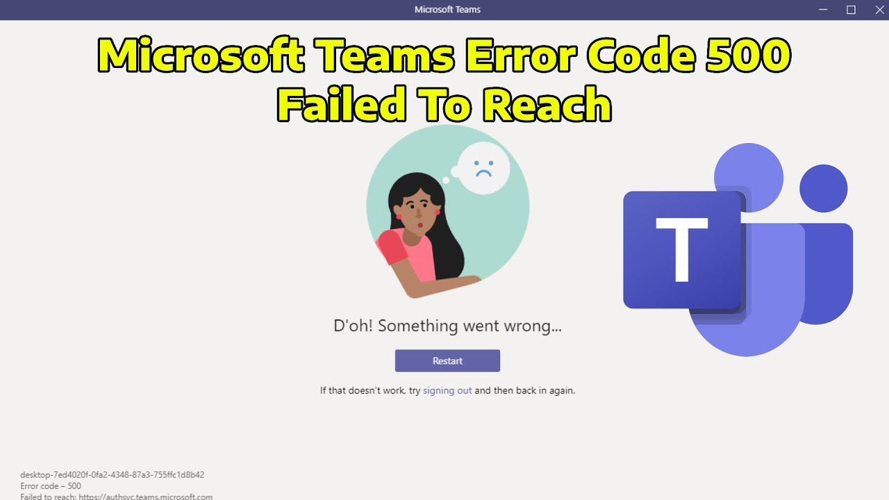 How To Fix Microsoft Teams Error Code 500 Failed to Reach