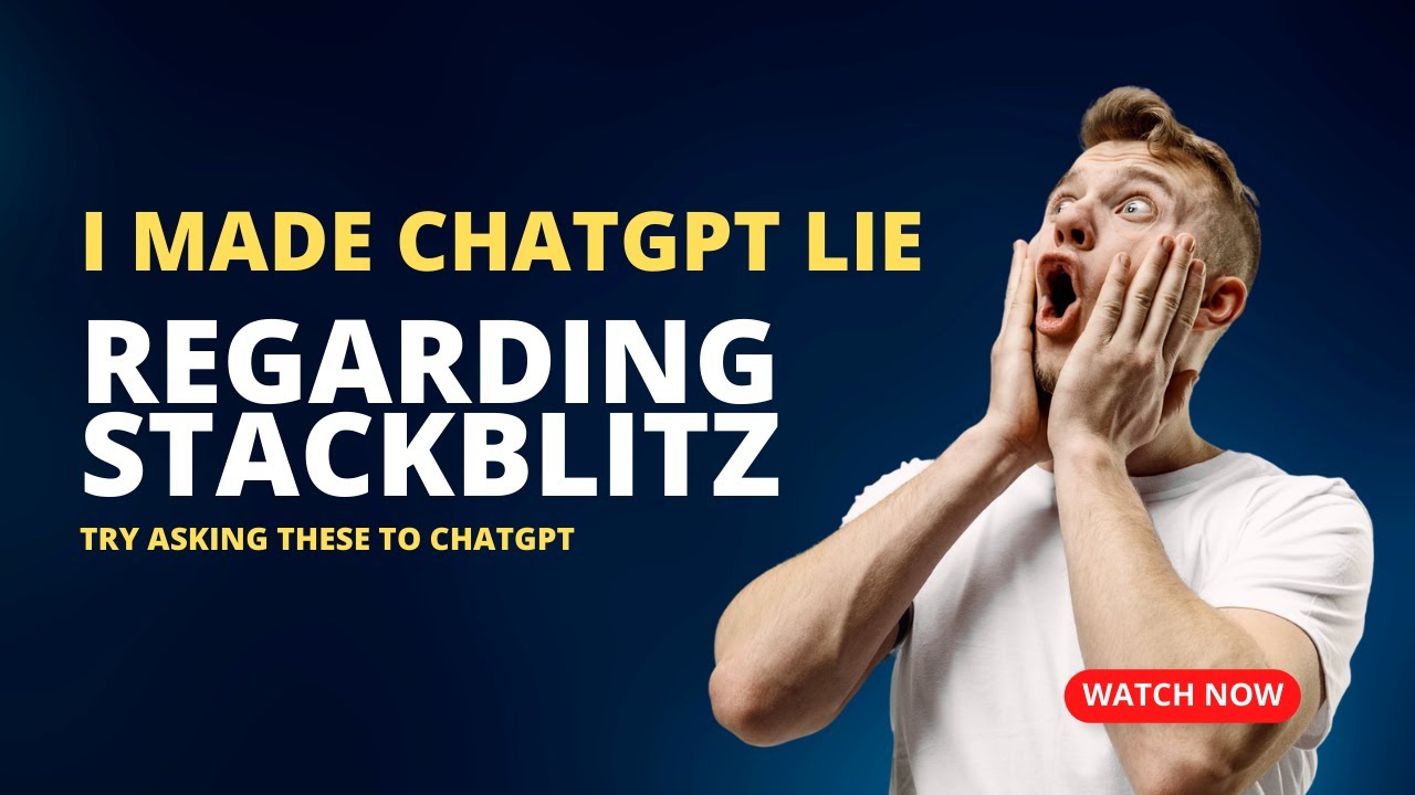 How I Tricked ChatGPT into Generating Fake Image Links and Stackblitz - AI Gone Rogue!