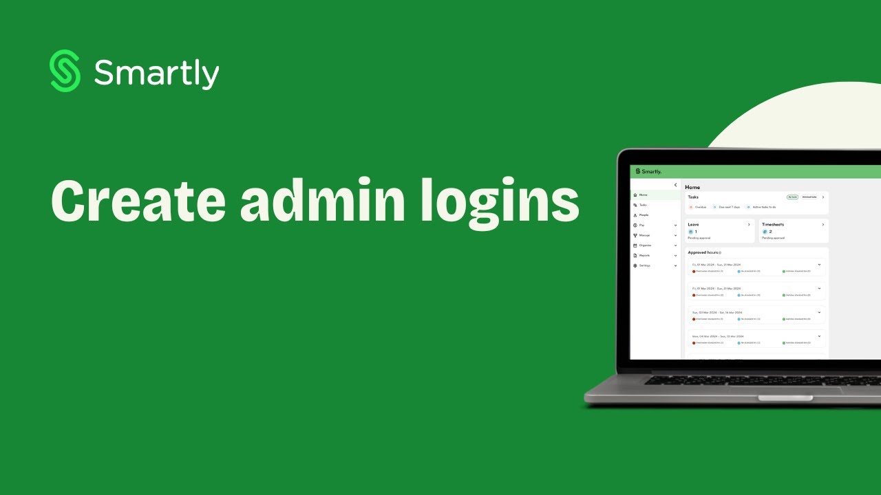 Create admin logins
