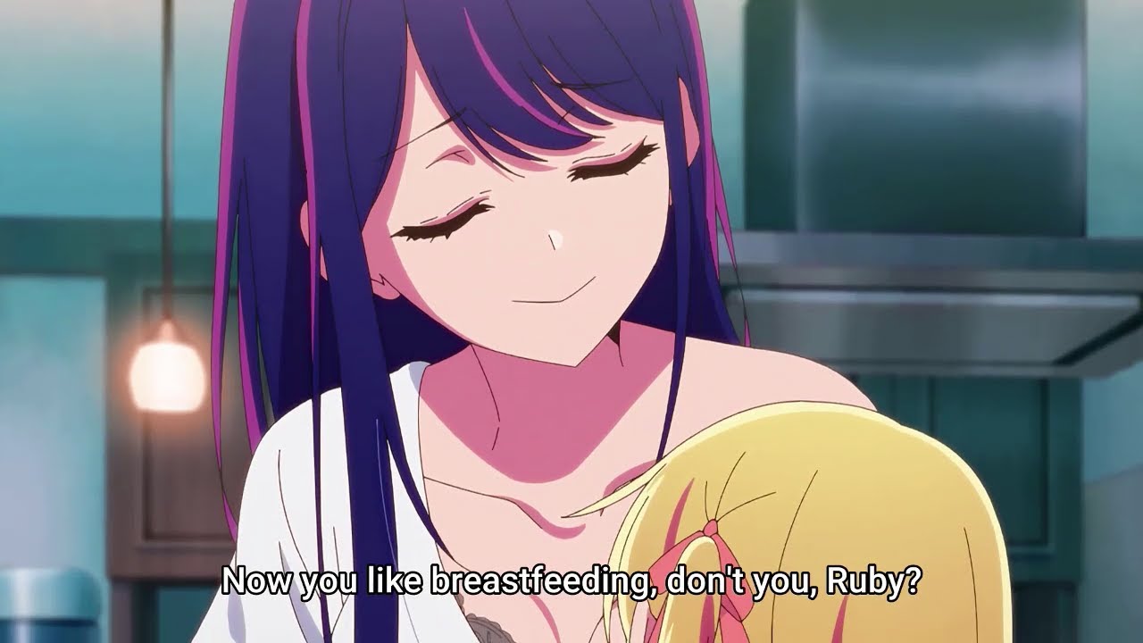 She loves Breastfeeding so much