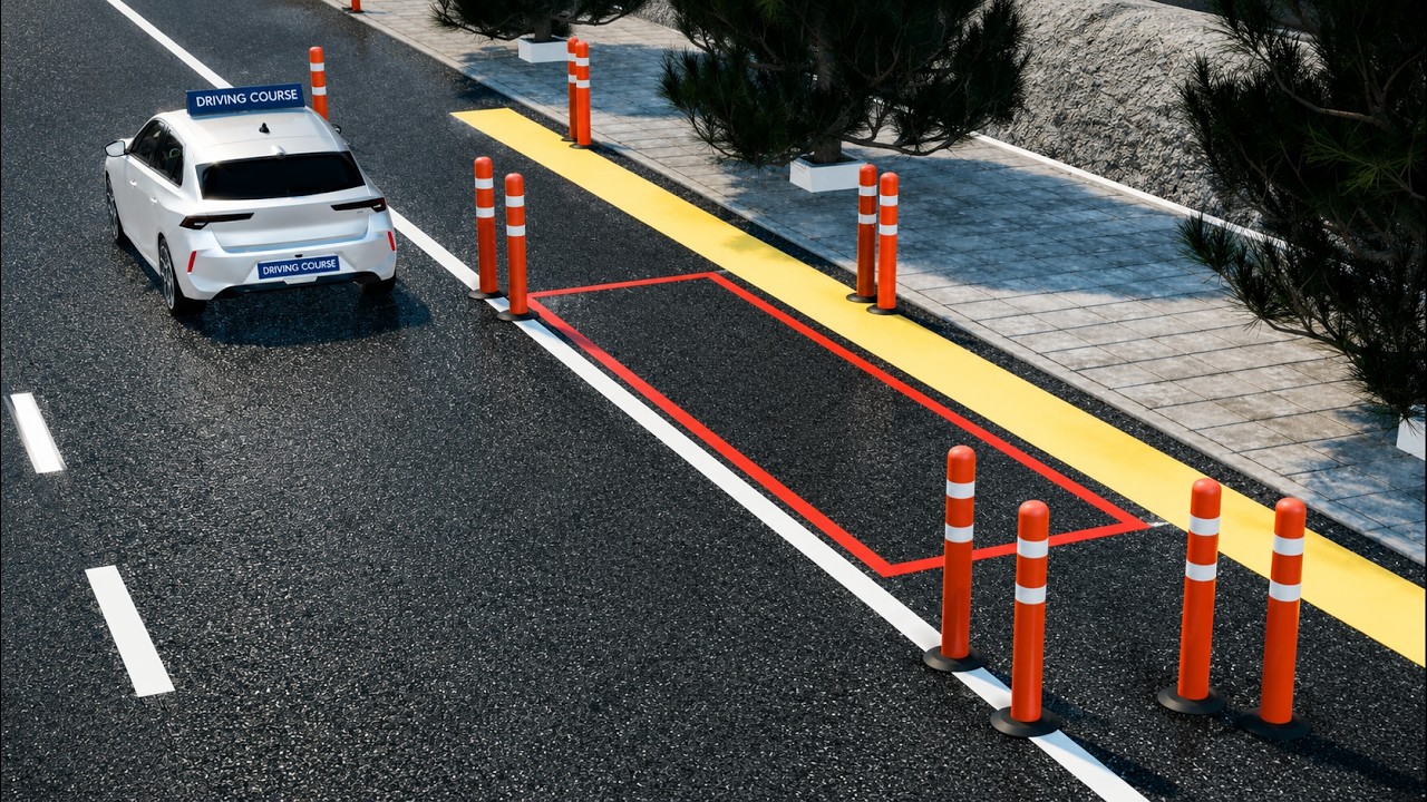 How to Parallel Park Perfectly (30-Second Tutorial with Cones)