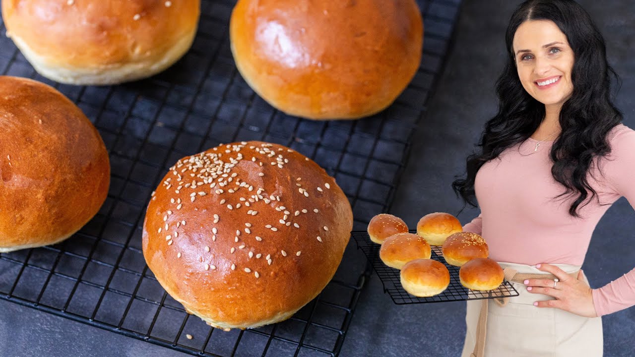 The Fluffiest Brioche Buns (Perfect as Burger Buns)