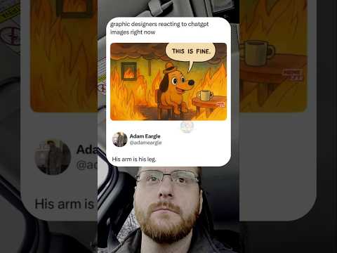 Graphic designers reacting to chatgpt images right now π€―π₯#memes #funny