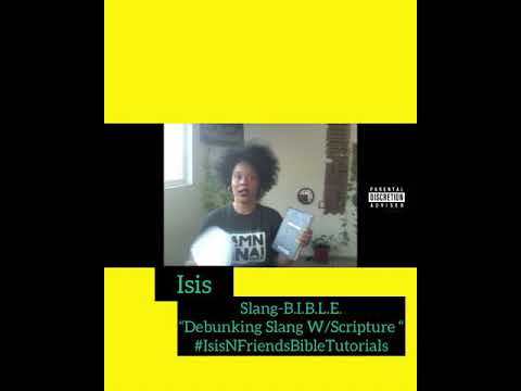 Slag/Acronym- B.I.B.L.E.