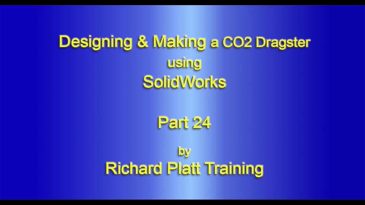 CO2 Dragster Out Side Wheels - Tutorial 24