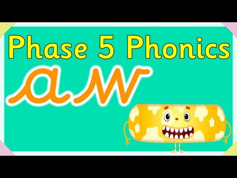 Phase 5 AW Phonics Lesson 😊 [AW Digraph] Miss Ellis 💜 #awsound