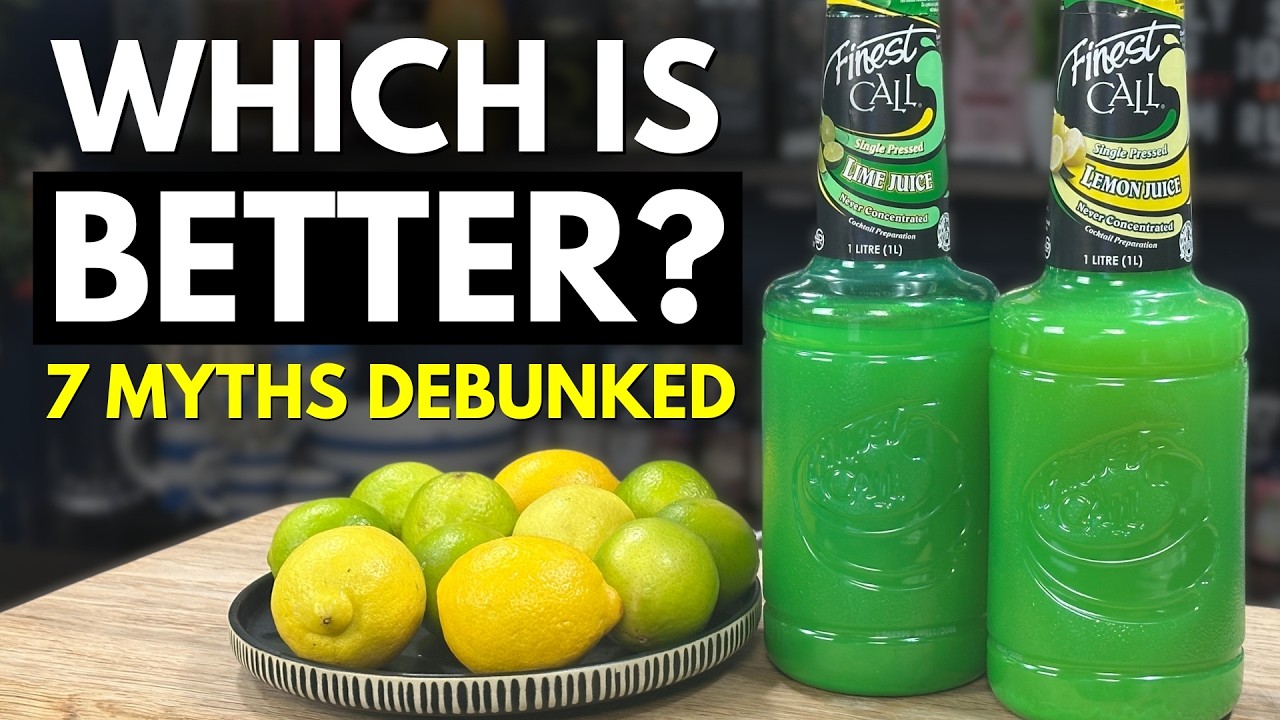 FRESH Lime Juice vs BOTTLED: The TRUTH revealed